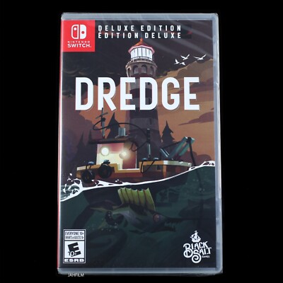 Dredge Deluxe Edition Fishing Game Nintendo Switch Brand New Black Salt ...