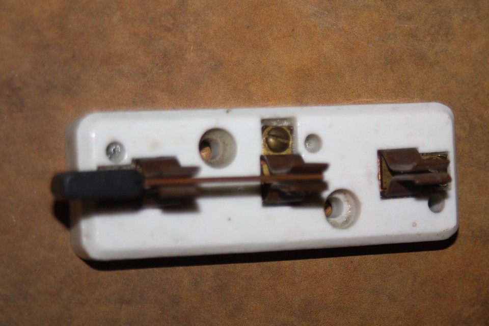 Vintage Lot of Porcelain Push Button Light Switches- On/Off and Knife ...