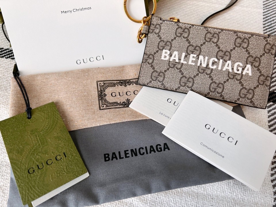 Authentic Gucci x Balenciaga The Hacker Project Lanyard Card Case | eBay