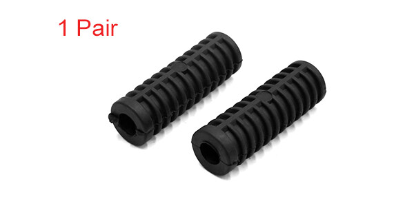 TWO Rubber Nonslip Footrest Pedal Foot Peg Cover Shell Motorcycle ...