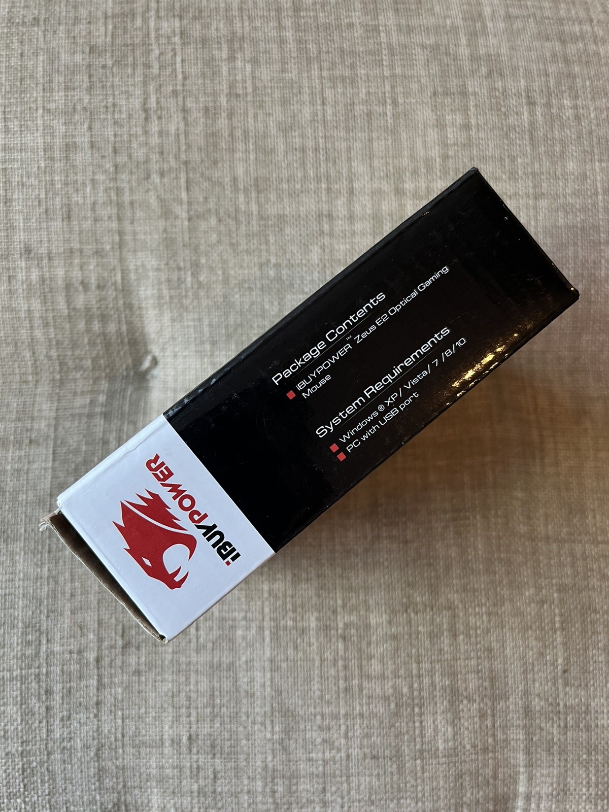 iBuyPower Zeus E2 3200 DPI PC Computer USB Wired Optical Gaming Mouse ...