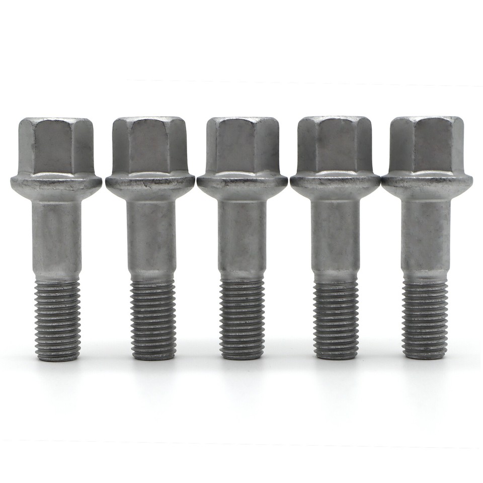 5x Wheel Lug Bolts Nuts M12x1.5 0009904807 For Mercedes-Benz C124 W124 ...