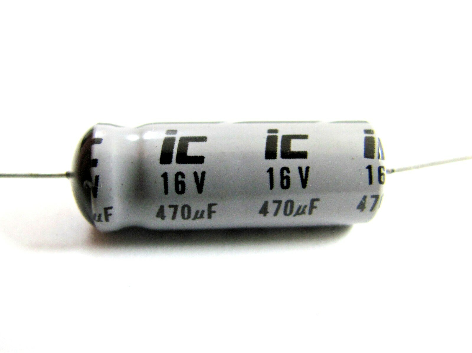 470UF 16V - Axial Electrolytic - Illinois Capacitor 477TTA016M-PX ...