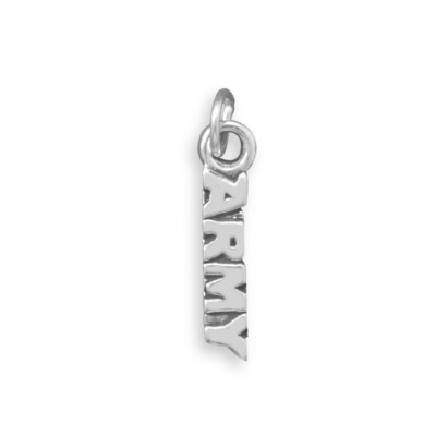 Army Charm Sterling Silver | eBay