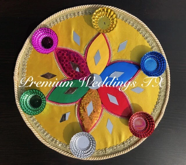 Mehndi Plates Decoration
