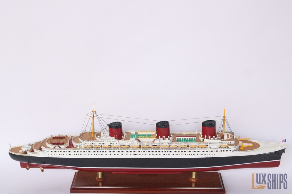 SS Normandie Ship Model 80cm - SS Normandie Model Ship | eBay