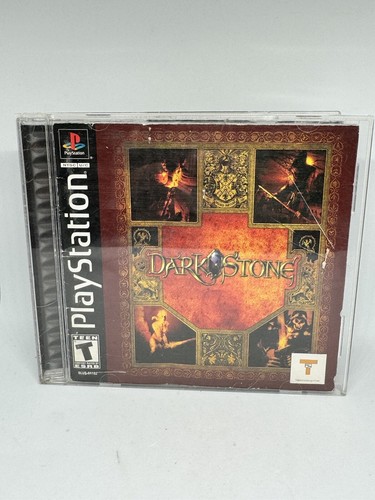 PS1 Dark Stone PlayStation 1 Complete CIB W/ Manual RPG Dragon Slayer ...