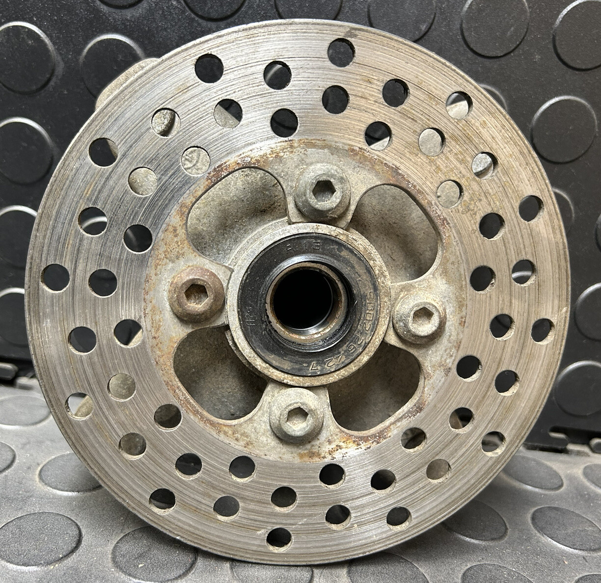 87-89 YAMAHA Banshee Warrior 350 FRONT HUB BRAKE ROTOR HUBS ROTORS | eBay