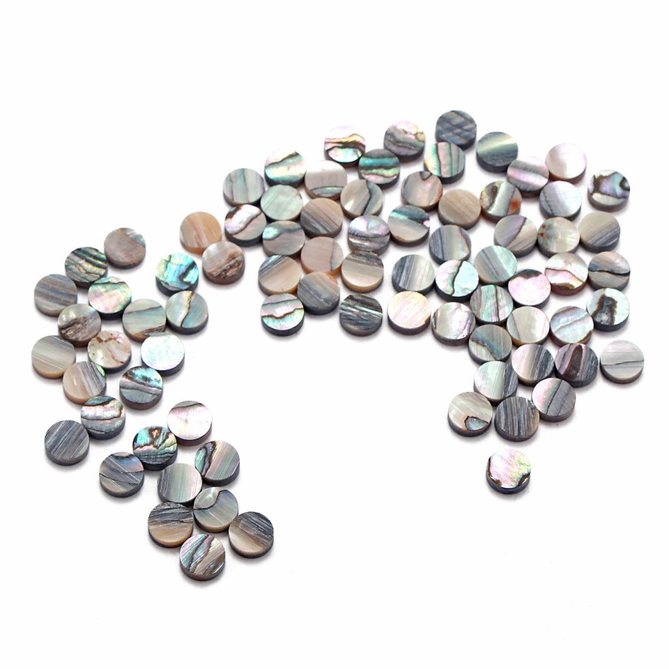 50x PAUA Abalone Shell Inlay Guitar Ukulele Fingerboard Luthier 13/64 ...