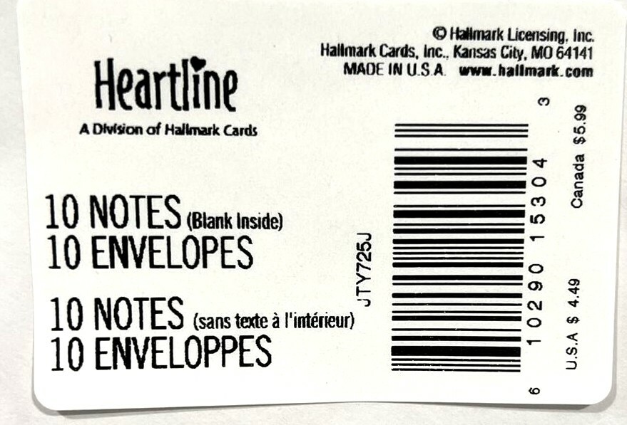 Hallmark Heartline Thank You Cards Floral Theme (10-Pack with Envelopes ...