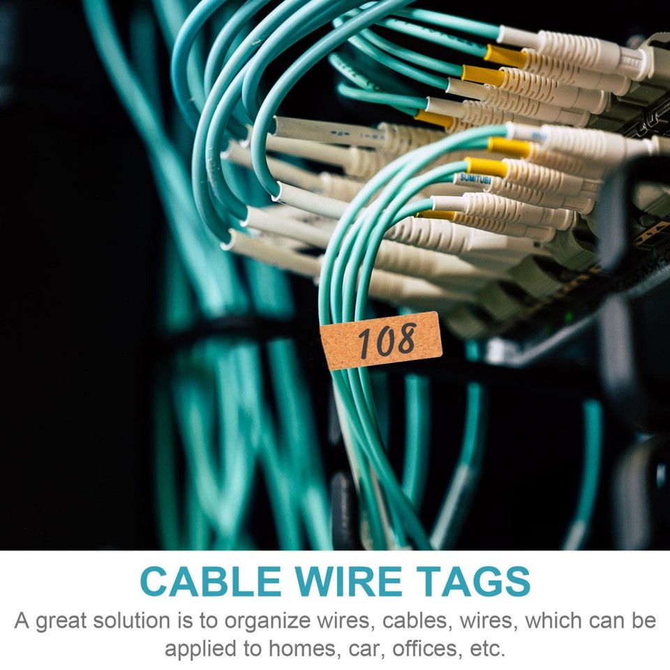 21 Pcs Cable Tags Labels for Charging Cables Identification Stickers ...