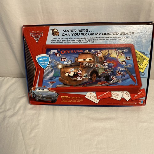 Disney Pixar Cars 2 Operation Game by Hasbro - 2011 Edition -works! | eBay