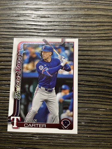 2025 Topps Series 1 #288 Evan Carter Texas Rangers Future Stars | eBay