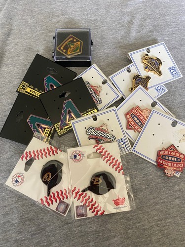 12 Assorted Vintage MLB Baseball Pins, 1995 series collectables | eBay