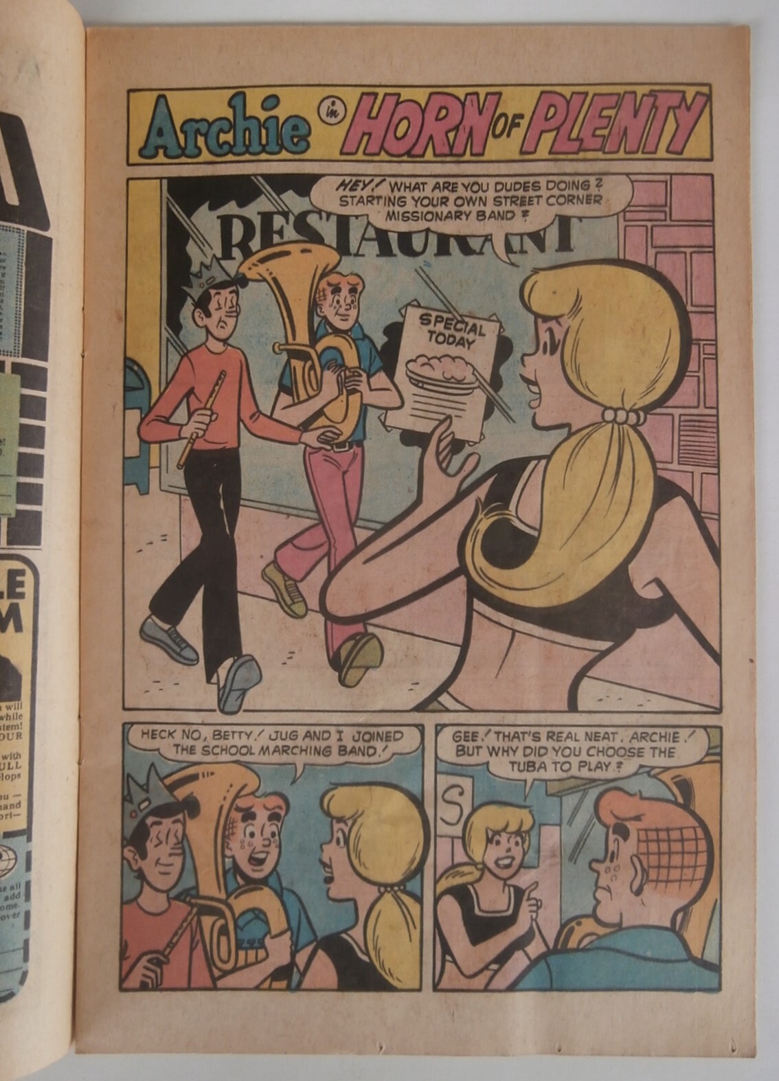 PEP 293 Archie Comic Book Veronica Cookie Box Pussycats Play Innuendo ...