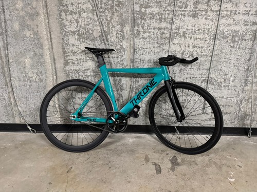 Throne TRKLRD Teal/Celeste 55cm Bike - Good condition, Fixed gear | eBay