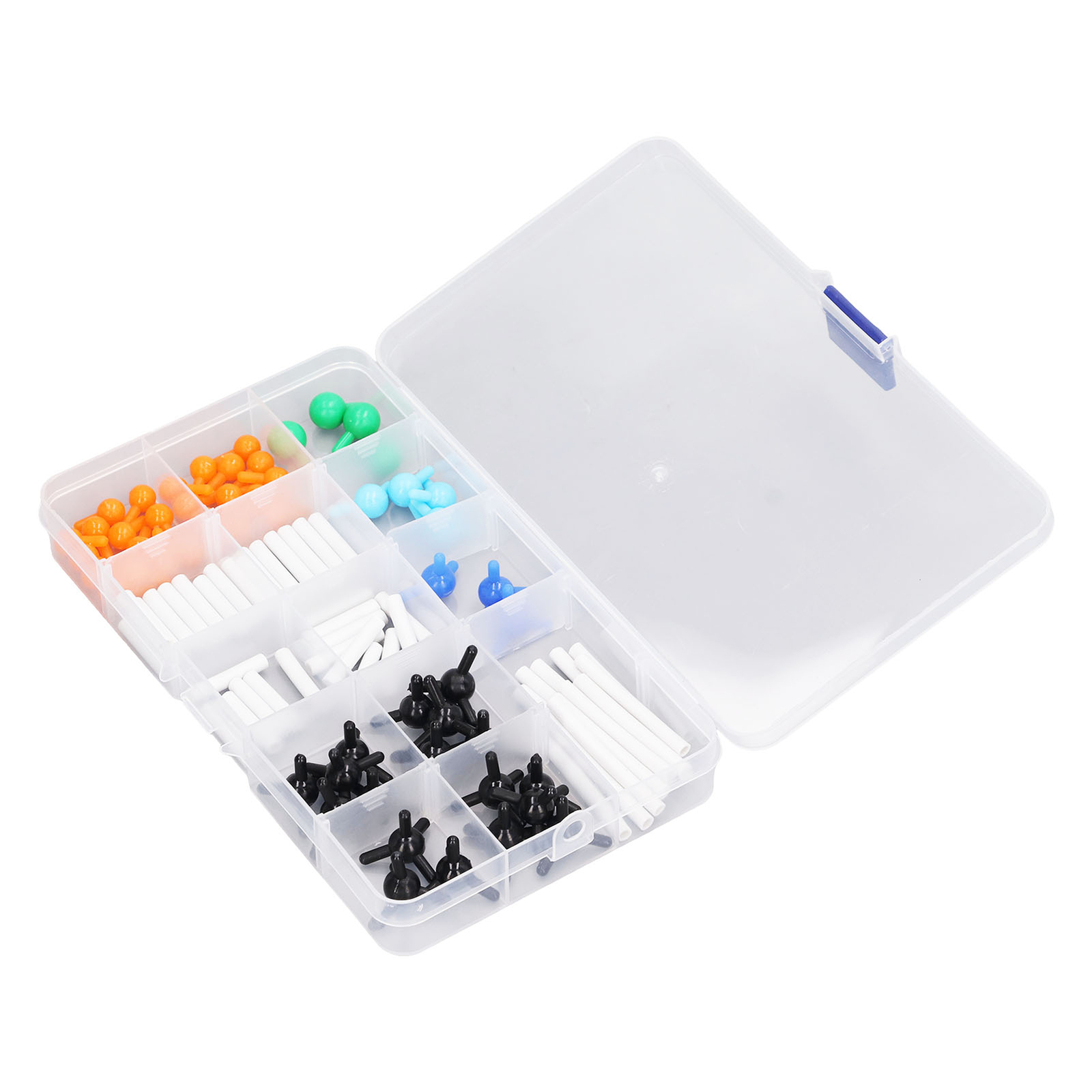 Chemistry Molecular Vibrant Color 3D Educational Molecular Structures ...