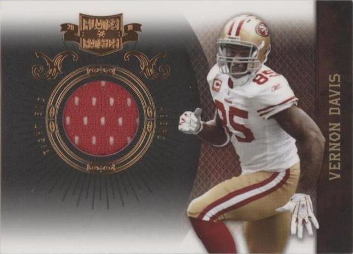 2010 Panini Plates & Patches - Vernon Davis #85 Infinity Jerseys /105 ...