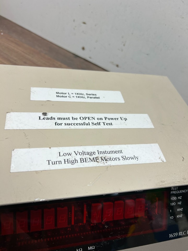 GenRad 1659 RLC Digibridge 10Hz-10kHz LCR Meter | eBay