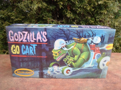1966 Re-issue Godzilla's GO Kart Scale Model Kit by Polar Lights #987 ...