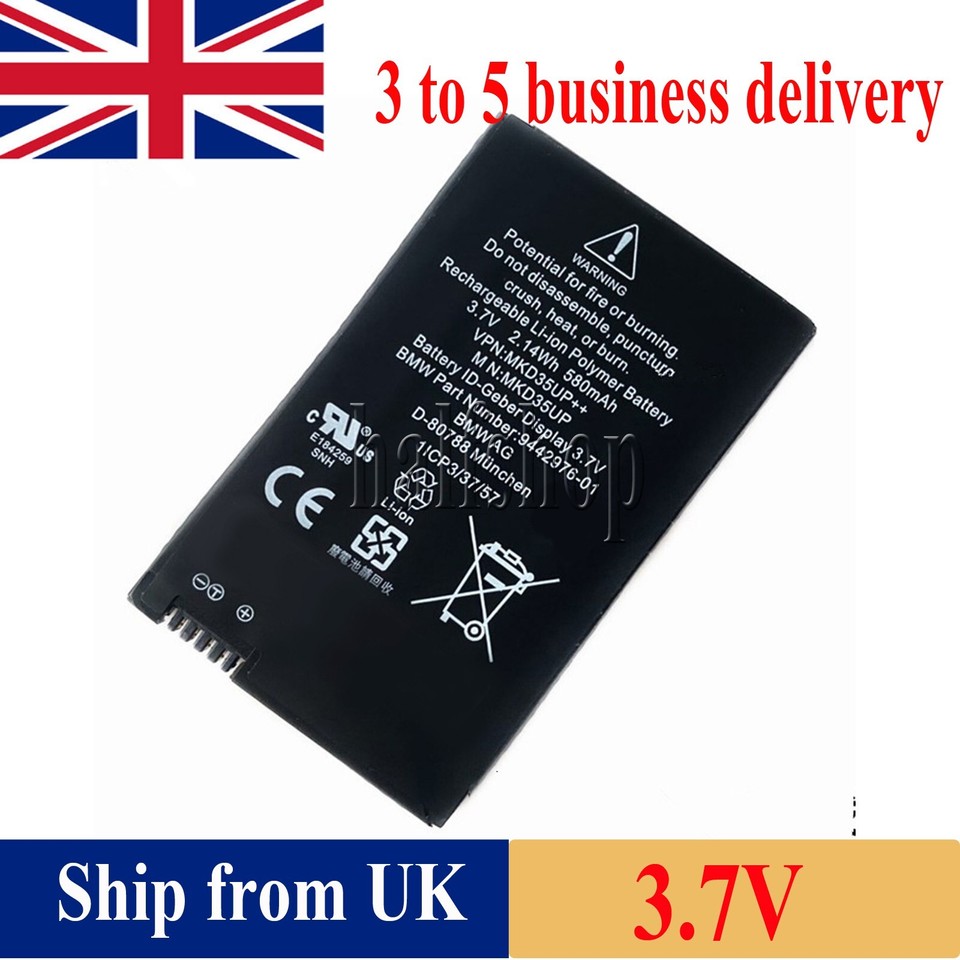 new Key Battery MKD35UP 3.7V For BMW 5/6 Series GT 7 Series X3 X5 X6 ...