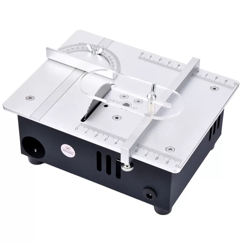 Desktop Miniature Table Saw Saw Blade Lift DIY Precision Small Electric ...