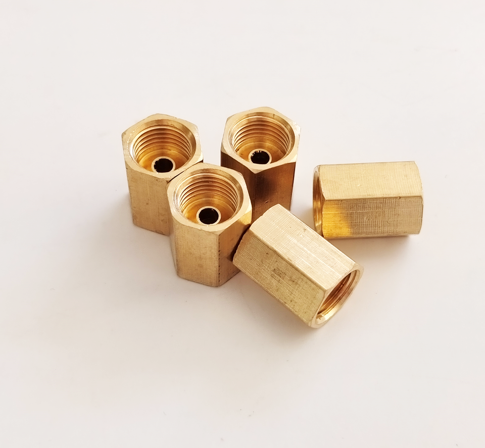 10Pcs Inverted Flare Brake Line Union For 3/16" Tube Fittings (3/8"-24 ...