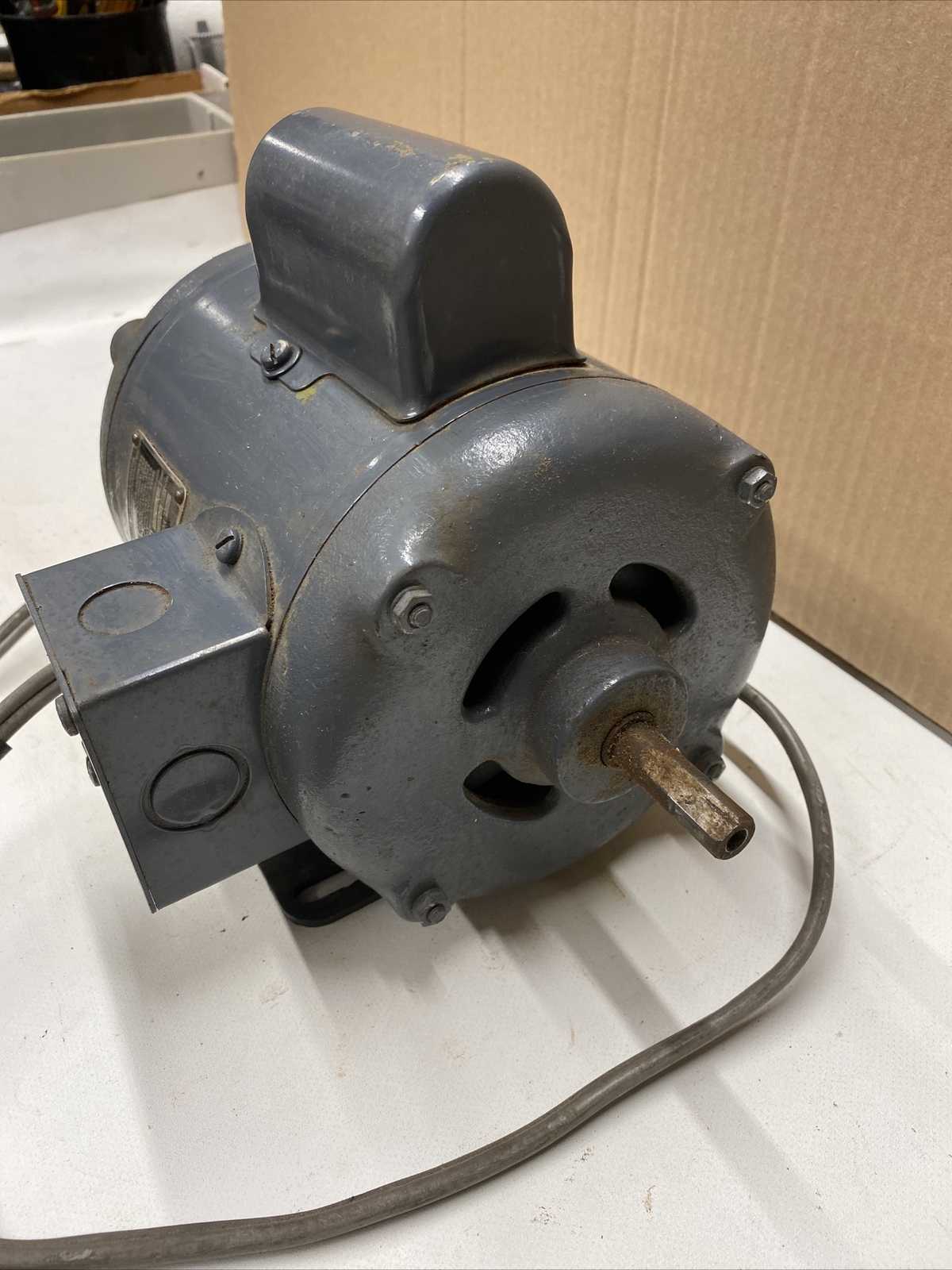 Doerr Electric Motor HP 1/2 RPM 3450 115/230 Volts Md 62926-A JX EM-187 ...