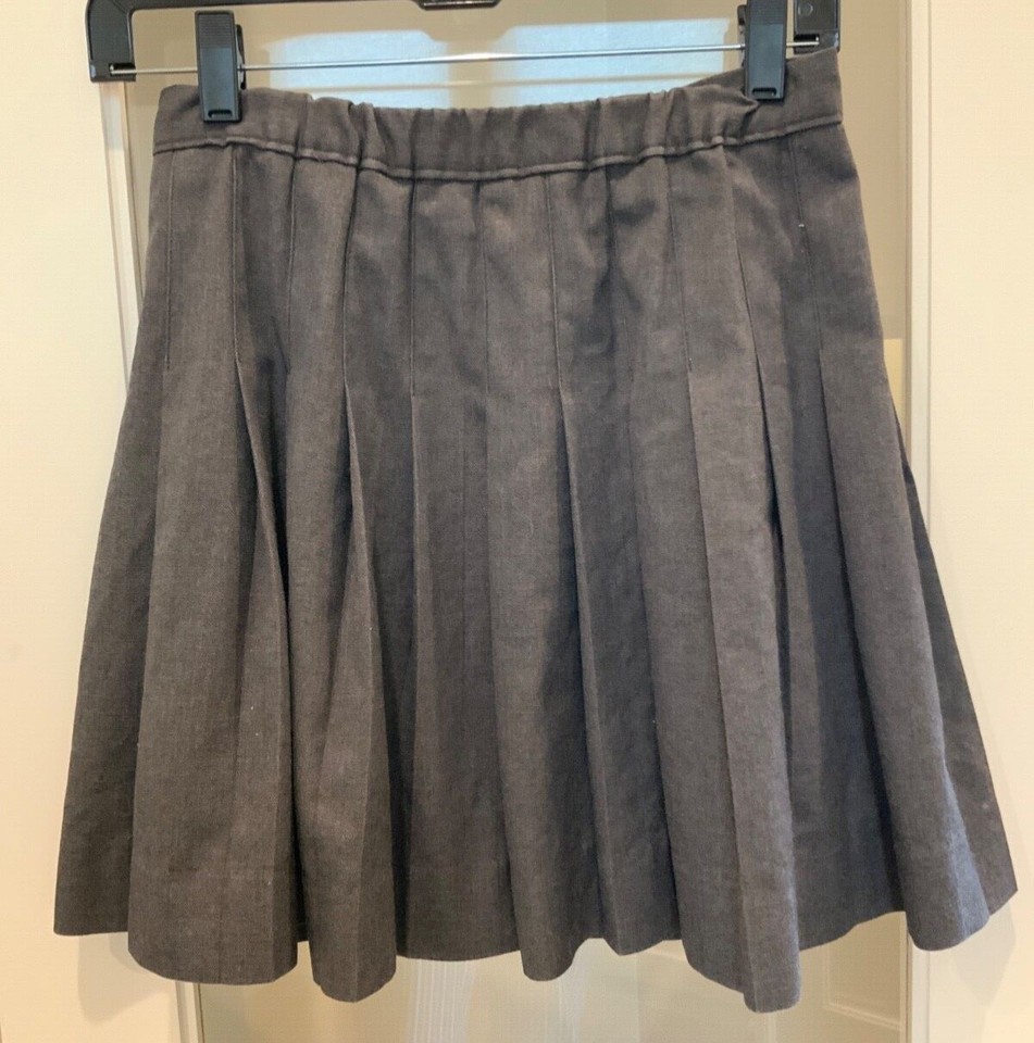 Mills Uniform Co. Girls School Uniform Kilt Skirt (M380) Gray Size 12 ...