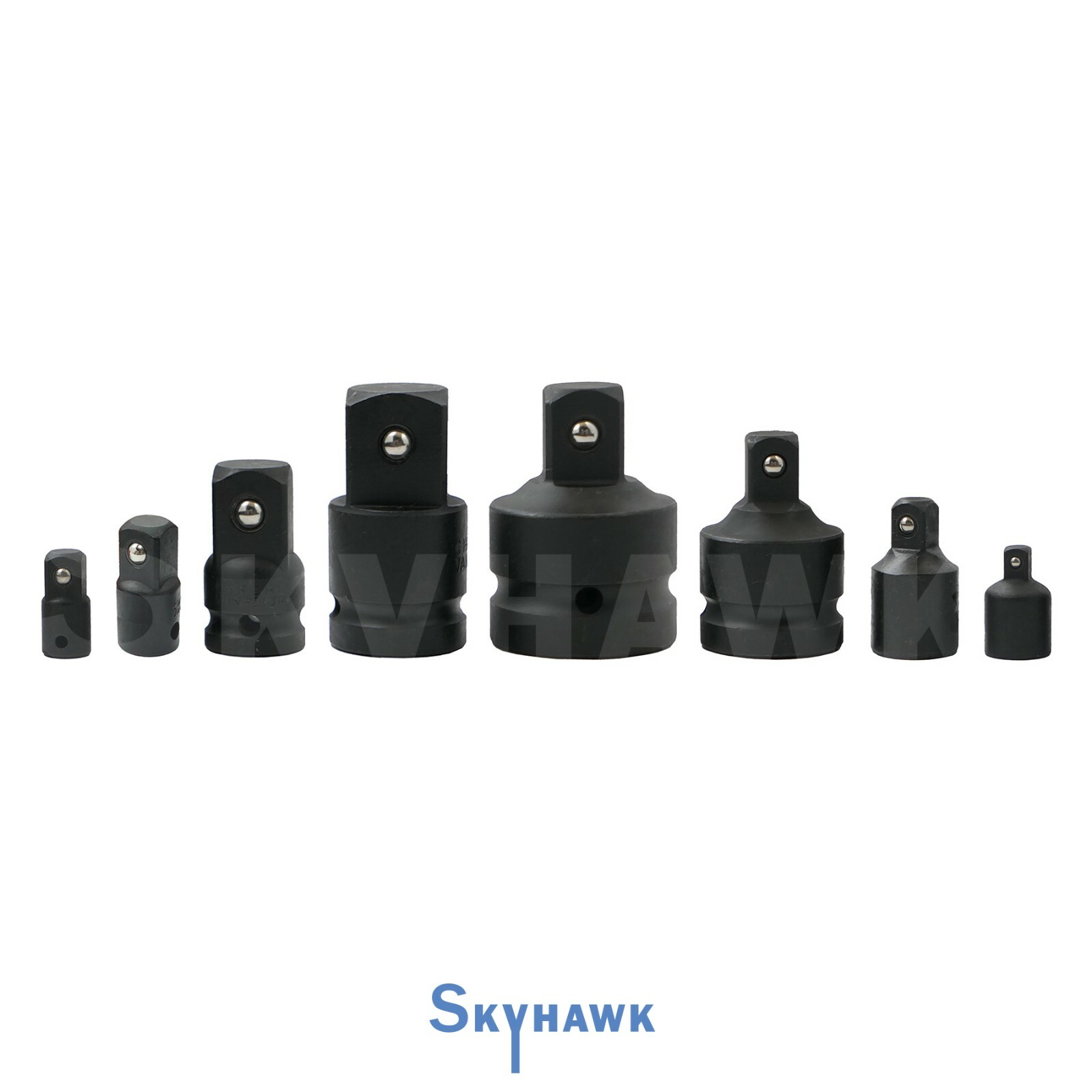 8-Pc Air Impact Socket Adapter Reducer Set 1/4" 3/8" 1/2" 3/4" 1" Dr Cr ...