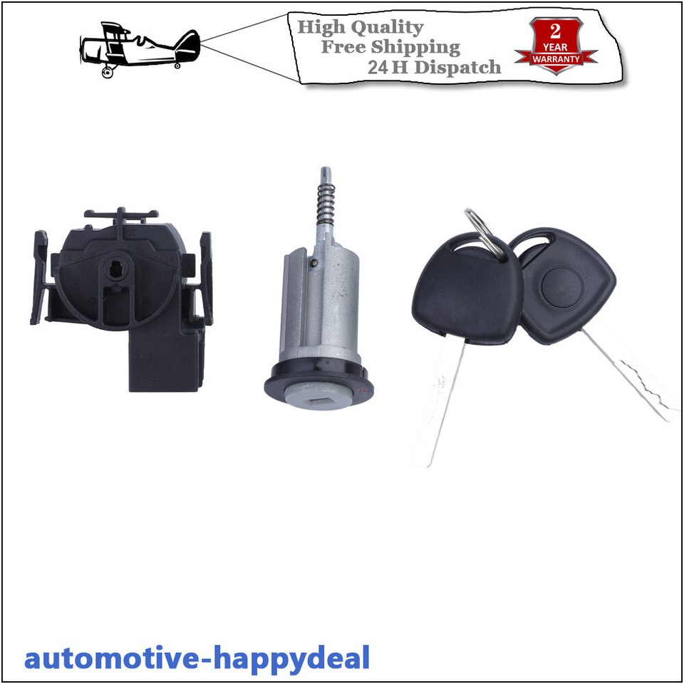Ignition Switch & Barrel & 2 Keys For VAUXHALL COMBO C MERIVA-A CORSA-C ...