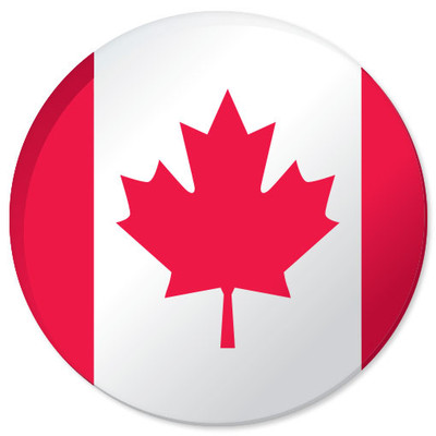 CANADA Canadian Flag car bumper sticker decal 4" x 4" | eBay