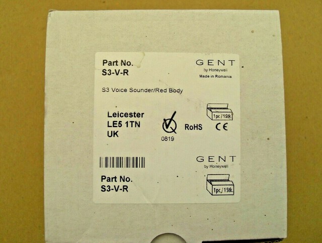 Gent S3-V-R Voice Sounder RED BODY for sale online | eBay