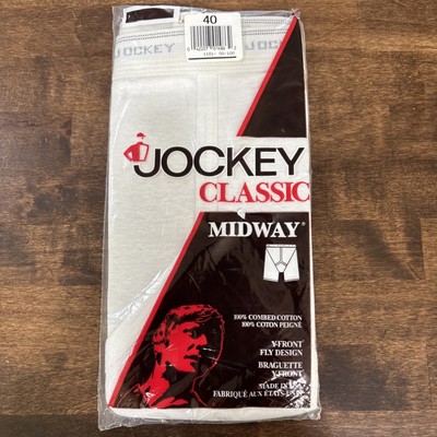Vintage Men’s Sz 40 Jockey Classic Pouch Midway Boxer Briefs Y Front ...