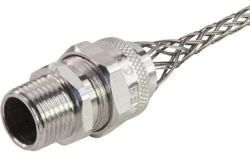 Cord Grip, alum, 2" cable range 2.312 - 2.438, Form Size 7, locknut and ...