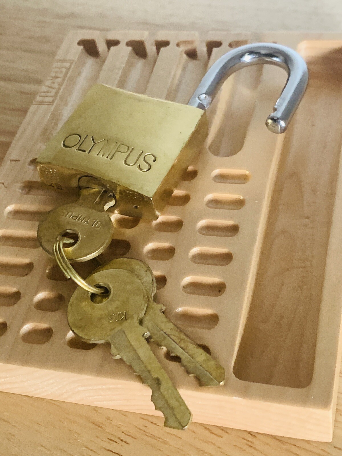 Olympus Brass Security Padlock w/ 3 Keys Locksport Lock NIB NOS 38mm | eBay