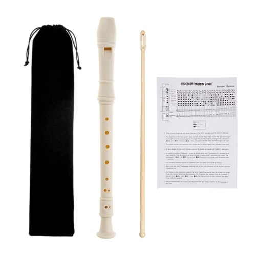 Soprano Recorder Hole 6/8 Hole C Key Descant Recorder German Style ...