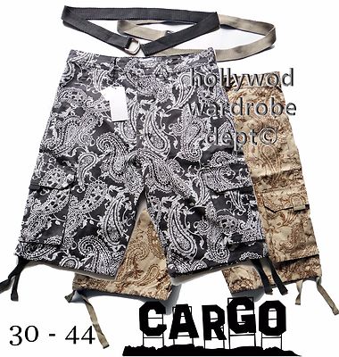 CARGO short belt Paisley Bandanna gangster hippie cholo hip hop gray ...