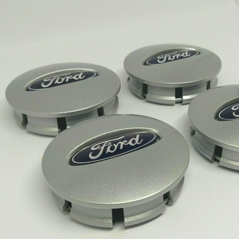 4X Hub Caps Wheel Centre Caps Car Rim Emblem Badge Cover 65MM Silver ...