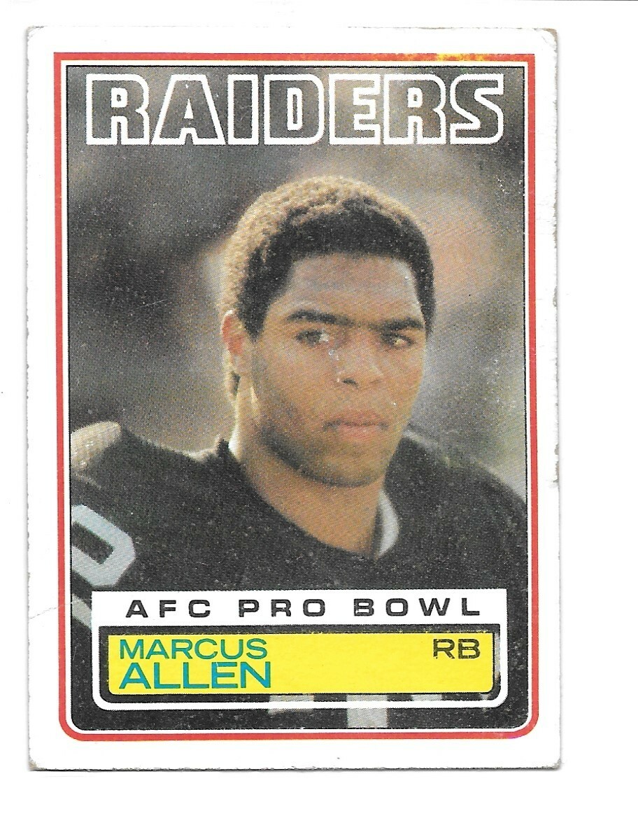 1983 Topps Marcus Allen Rookie | eBay