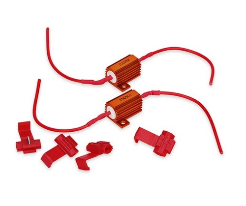 2x LED HID 25W Load resistors aluminum avoid hyper flash error T10 921 ...