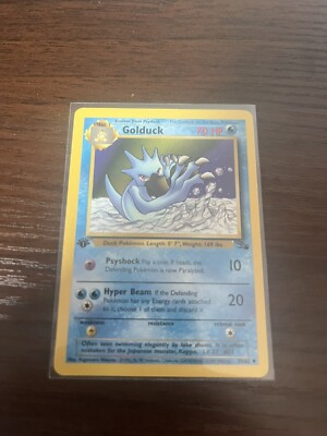 Golduck 35/62 Fossil-1st Edition Regular Pokémon Card | eBay