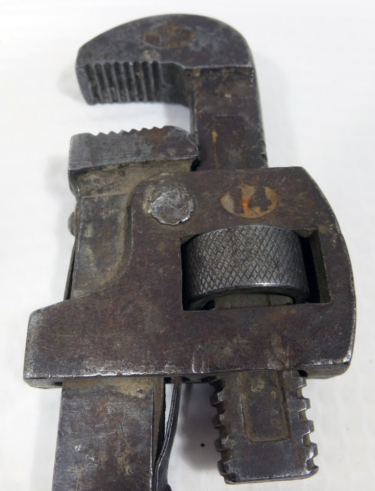 Vintage Pipe Wrench Heavy Duty 14" | eBay
