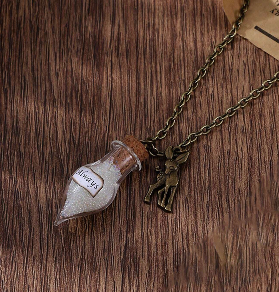 Professor Severus SNAPE Tears Necklace ♡ HARRY POTTER Hogwarts ALWAYS ...