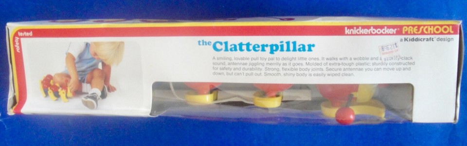 NIB Knickerbocker, The Clatterpillar Pull Toy | eBay