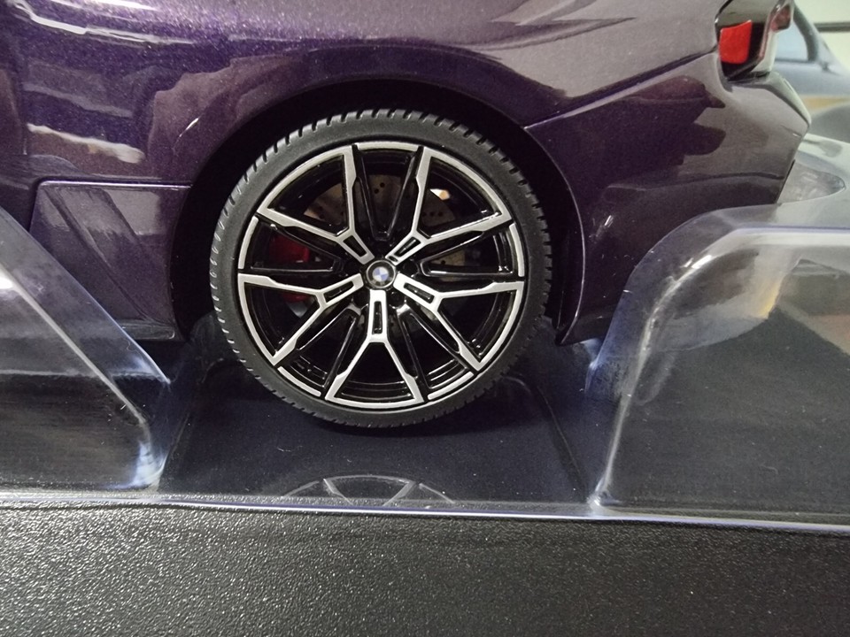 NEW MINICHAMPS MINIATURE BMW M2 COUPE G87 TWILIGHT PURPLE 1:18 SCALE ...