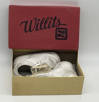 Vintage 1960’s Stride Rite White Leather Baby Shoes Original Box | eBay