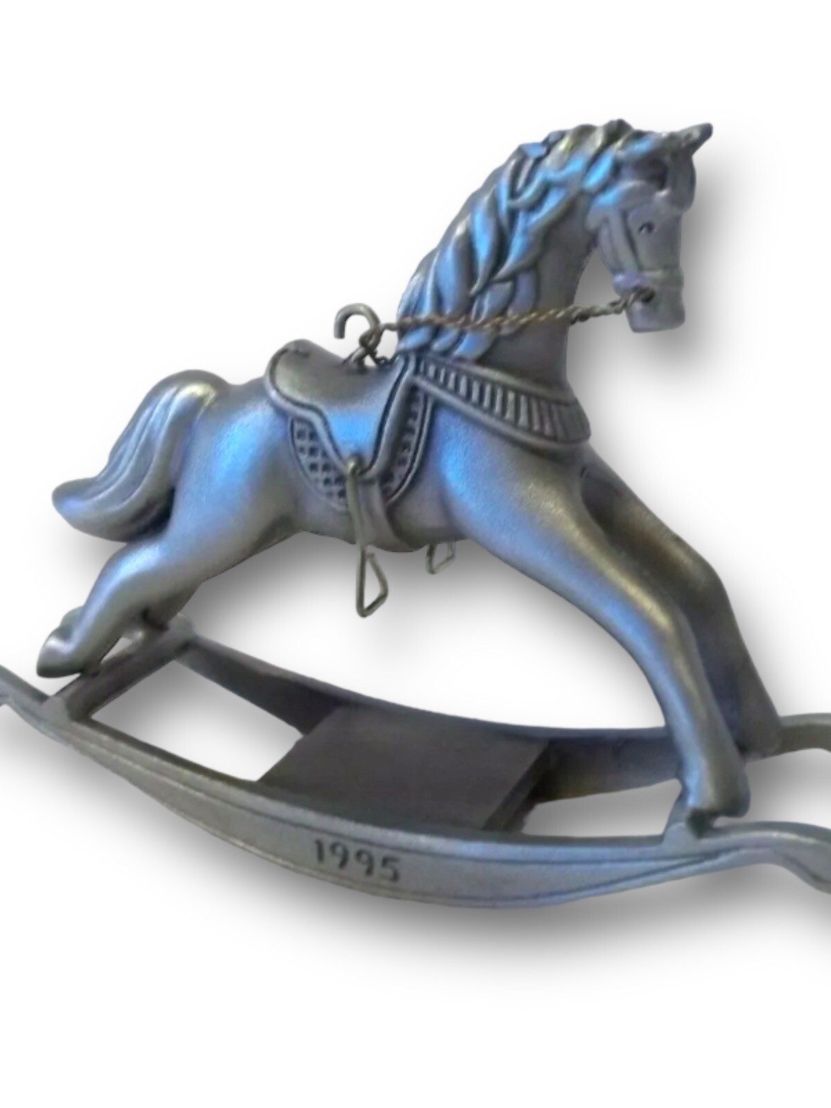 Hallmark Pewter Rocking Horse Christmas Ornament 15th Year 1981-1995 ...