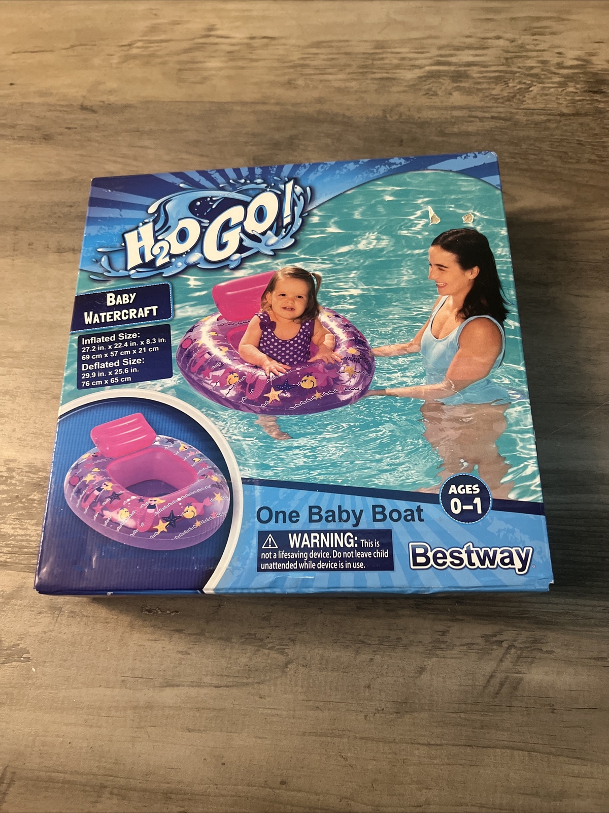 Bestway Baby Watercraft Inflatable Swimming Pool Float Raft H2O Go ...