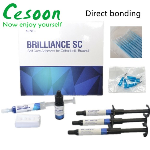 1kit Dental Orthodontic Bonding Light Cure Adhesive Curing Primer Kit ...